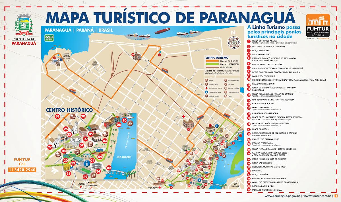 Prefeitura de Paranaguá - Guia Turístico - Linha Turismo